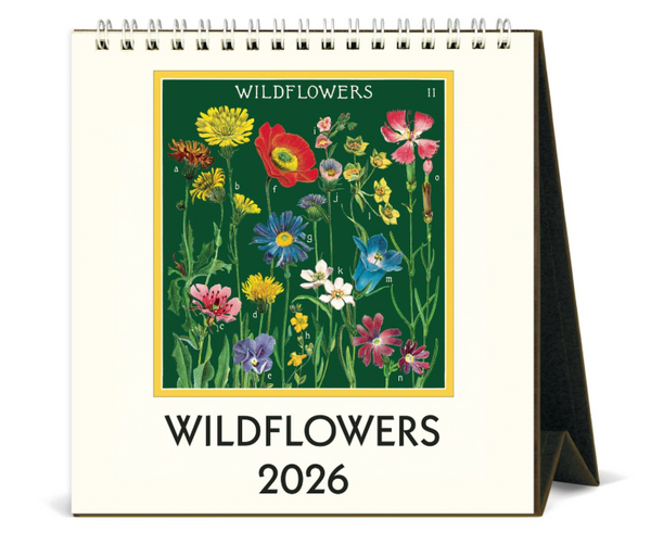 2026 Desk Calendar Wildflowers – Steel Petal Press