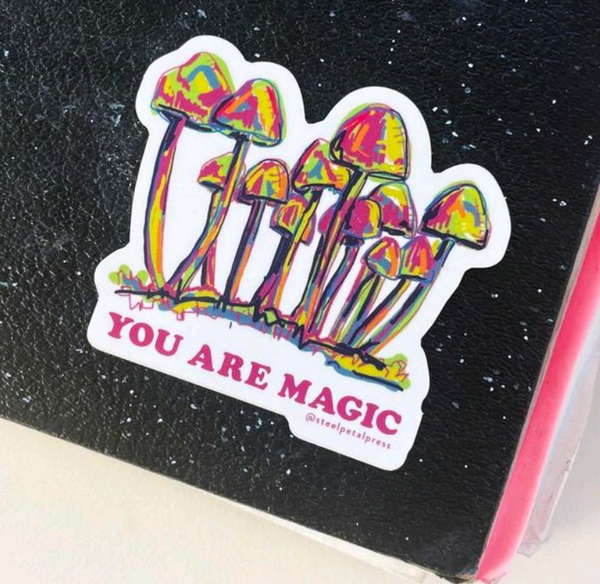 Magic Mushroom Sticker – Steel Petal Press